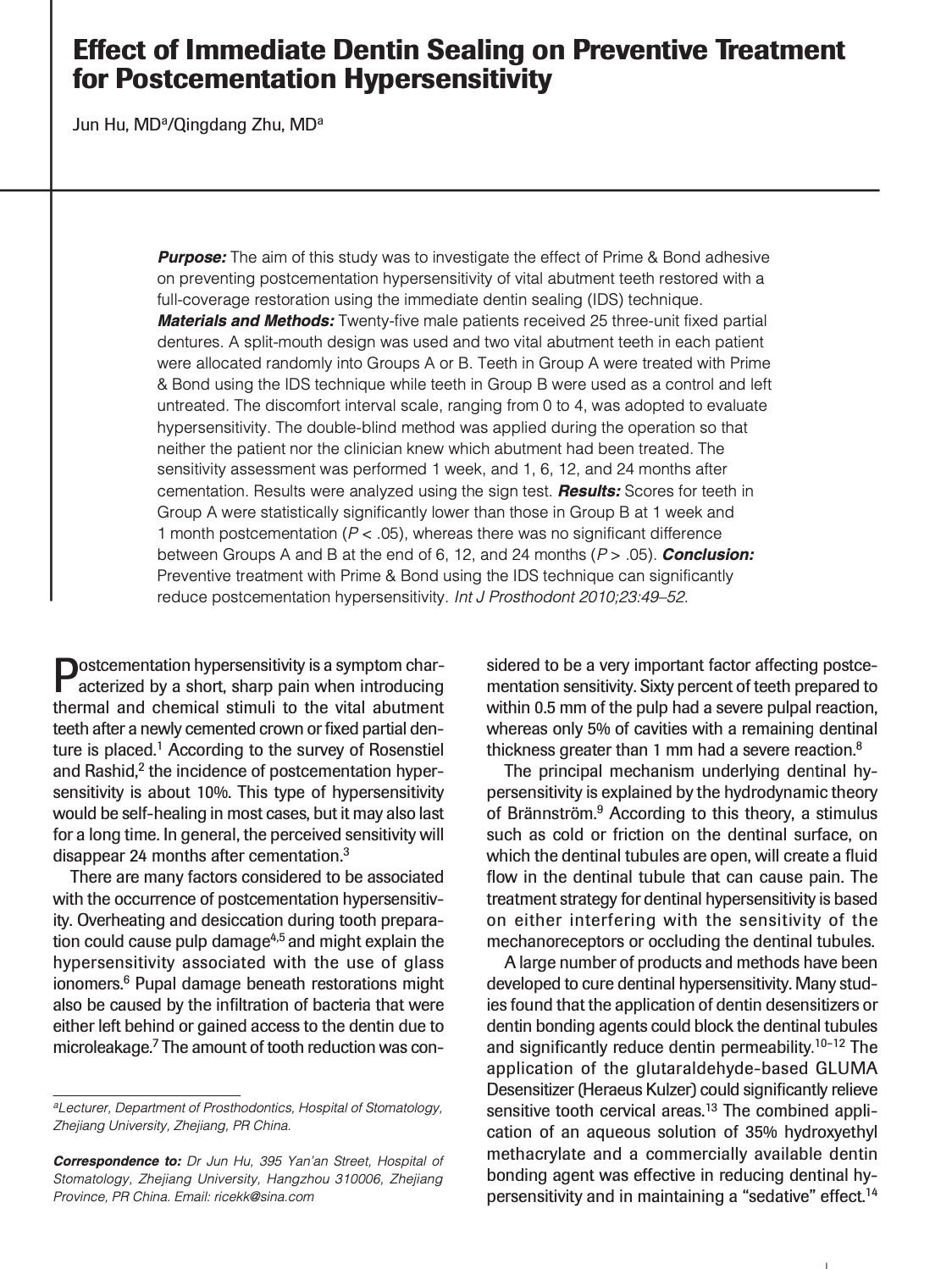 Does IDS reduce post-op sensitivity? Pt 2 Lit Review | Showit Blog